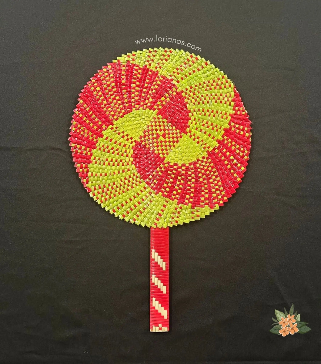 Woven Round Fans - Loriana's | Pasifika Boutique & Treasures